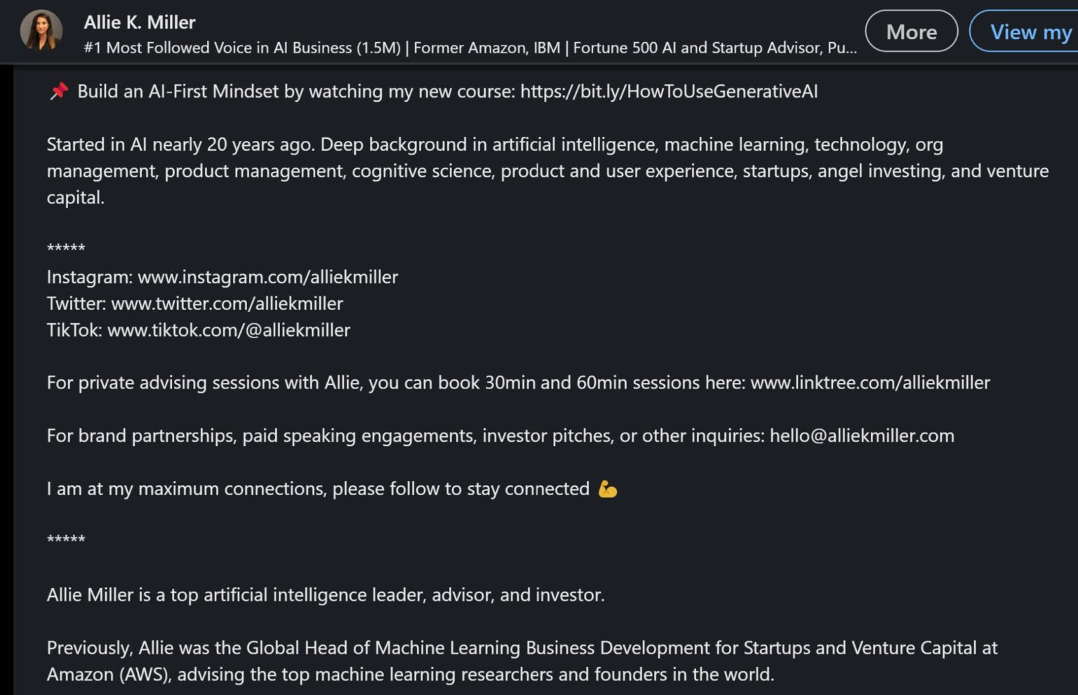 Best LinkedIn Bios: Examples & Tips for Every Professional ...
