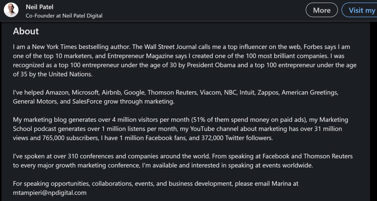 Best LinkedIn Bios: Examples & Tips for Every Professional ...